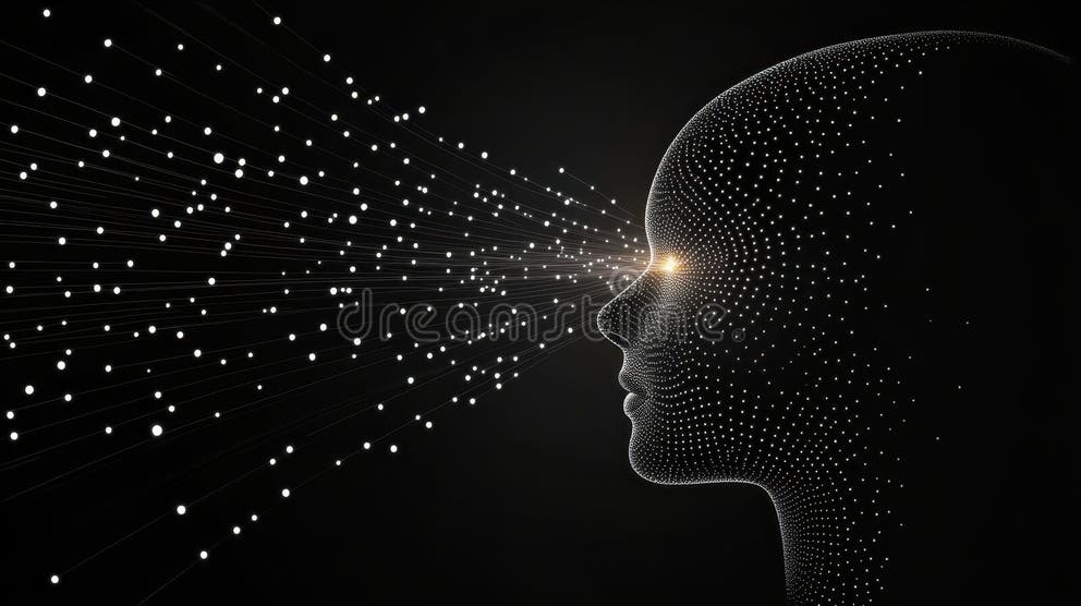 Abstract Representation of Artificial Intelligence and Technology ...