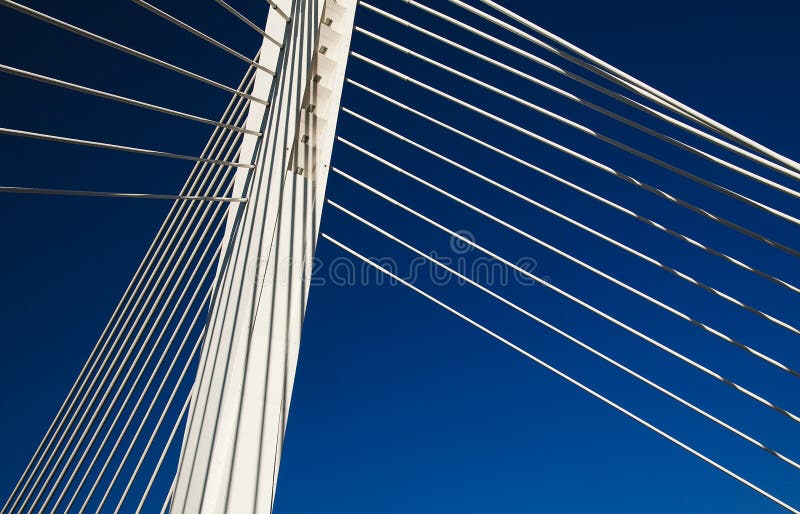 Abstract Representation of a Bridge Detail. Stock Image - Image of city ...