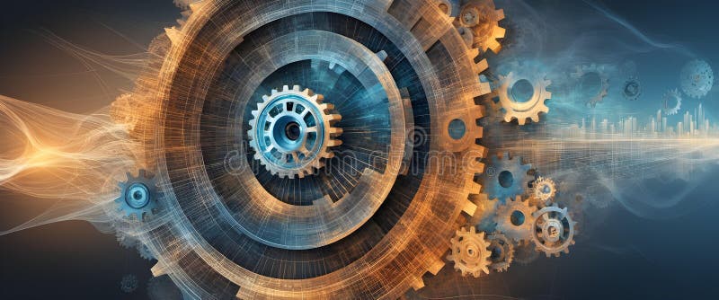 An Abstract Representation of Business Strategy Concepts, Showcasing ...