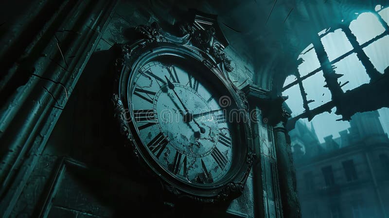 An Abstract Representation of Chronophobia Showing the Impact of Time ...