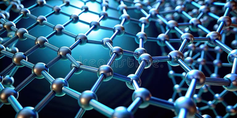 Abstract Representation of a Complex Molecular Structure with ...