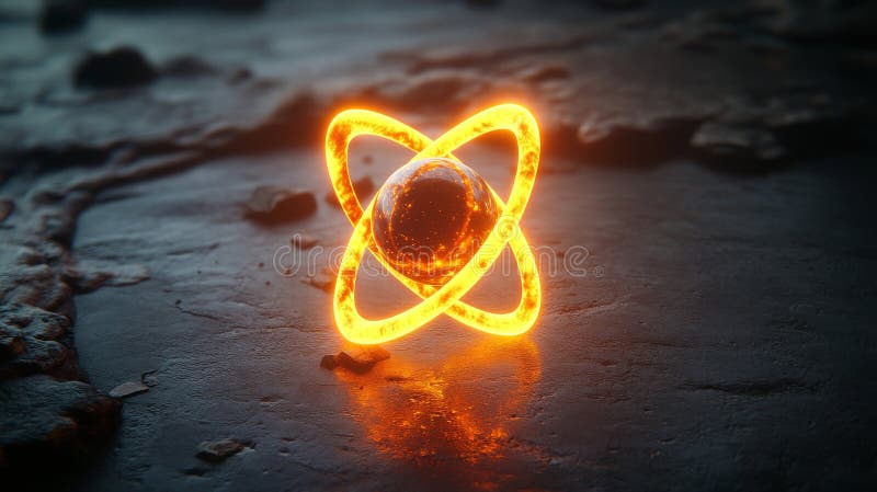 The Abstract Representation of a Complex System of Energy Stock Image ...