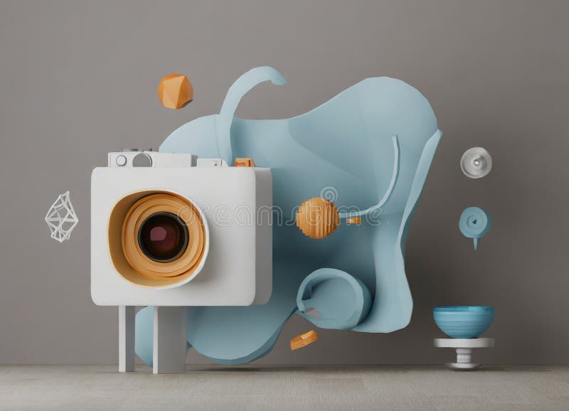 Abstract Representation of the Concept of Camera Using Dynamic Shapes ...