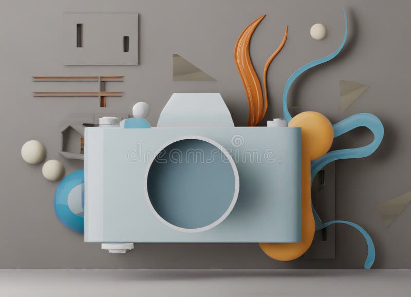 Abstract Representation of the Concept of Camera Using Dynamic Shapes ...