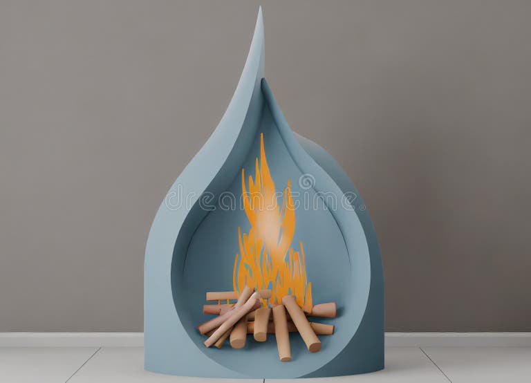 Abstract Representation of the Concept of Camp Fire Using Dynamic ...