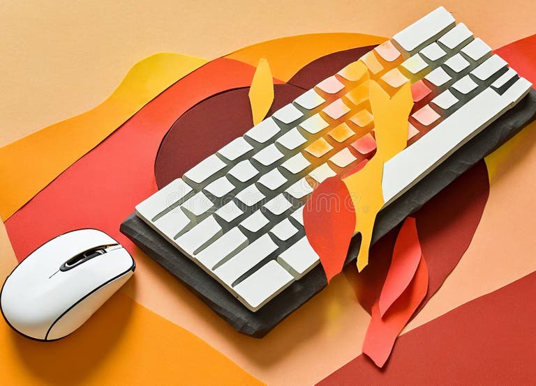 Abstract Representation of the Concept of Keyboard and Mouse Using ...