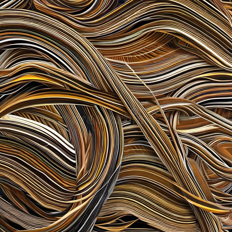An Abstract Representation of the Cycles of Nature, with Swirling ...