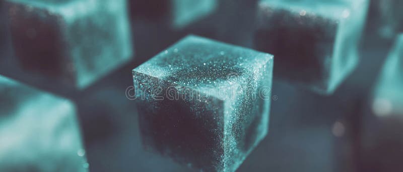 Abstract Representation of 3D Cubes with Textured Surfaces and Visual ...