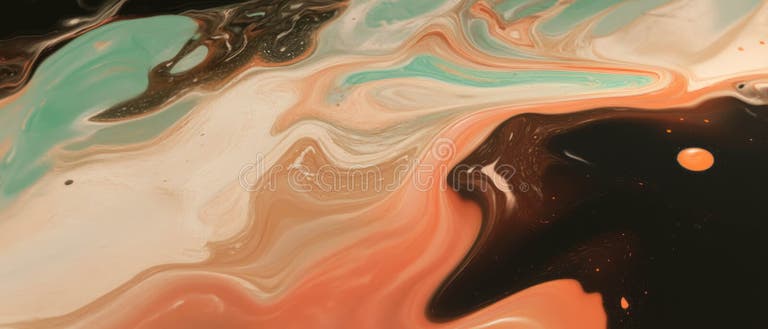 Abstract Representation of 3D Data Visualization in Earth Tones and ...