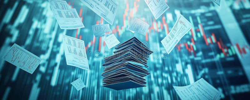 An Abstract Representation of Data Documents and Charts Illustrating ...