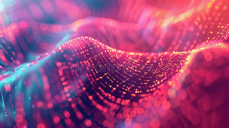 Abstract Representation of Data Flow and Digital Particle Waves in a ... Abstract Representation of Data Flow and Digital Particle Waves in a ...