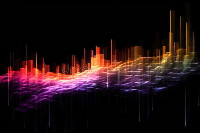 Abstract Representation of Data Flow in Light Pulses Stock Illustration ... Abstract Representation of Data Flow in Light Pulses Stock Illustration ...