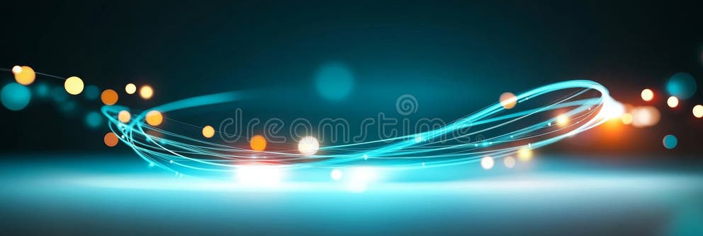 Digital Flow Visualizing Data in Motion Abstract Representation of Data Flow Technology Network ...