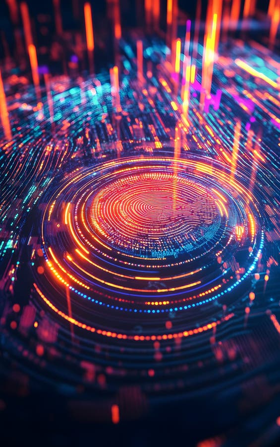 An Abstract Representation of Data Ownership, with a Glowing Hand ...