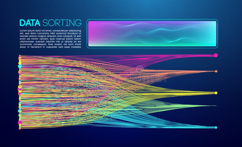 Big Data Driven Abstract Visualization with Flowing Colorful Lines and ...