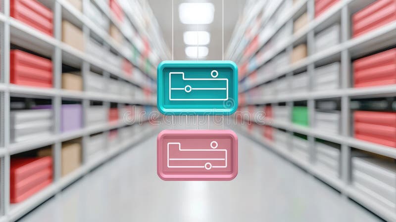 Abstract Representation of Digital Storage with Circuit Patterns in a ...