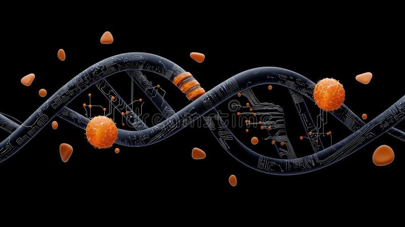 Abstract Representation of DNA Structure with Digital Elements and ...