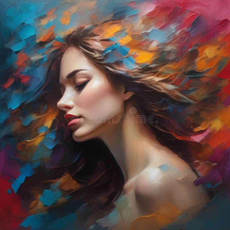 Abstract Representation of Emotions Expressed through a Vibrant and ...