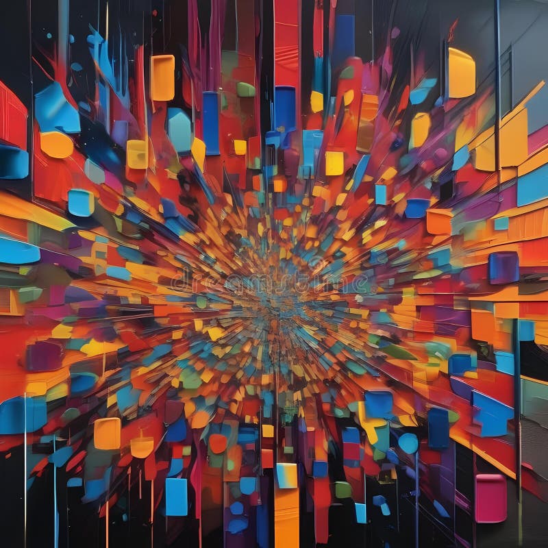 Abstract Representation of Emotions Expressed through a Vibrant and ...