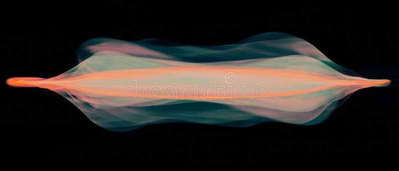 Abstract Representation of Fire with a Striking Central Void Against a ...