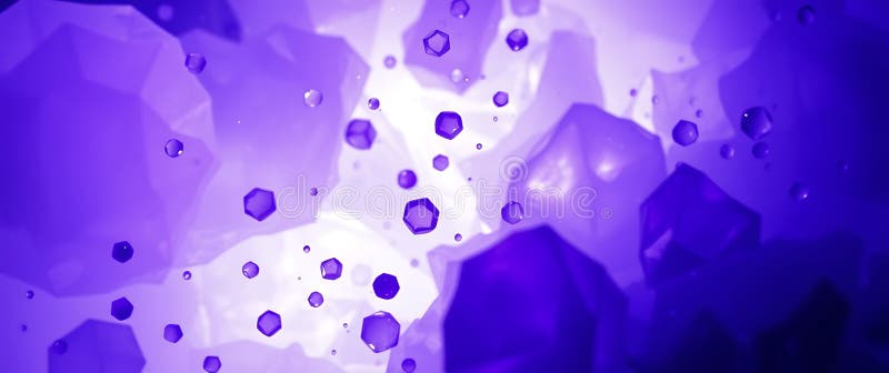Abstract Representation of Fluid Dynamics in Shades of Purple with ...