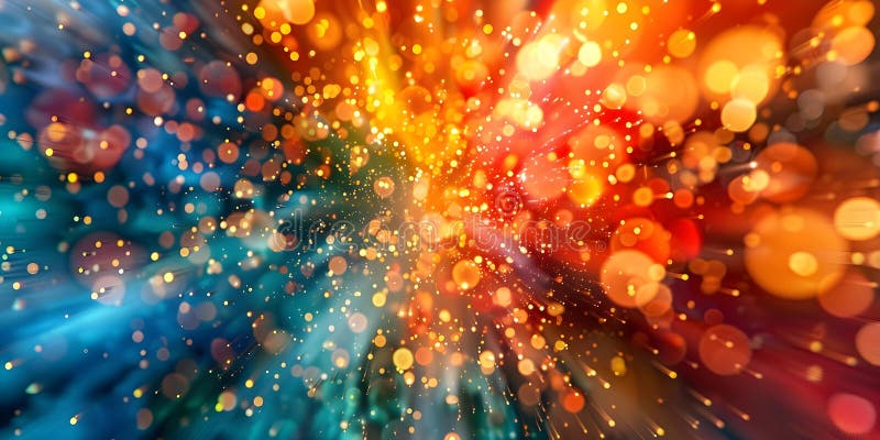 Abstract Representation of Growth and Connectivity through Vibrant ...