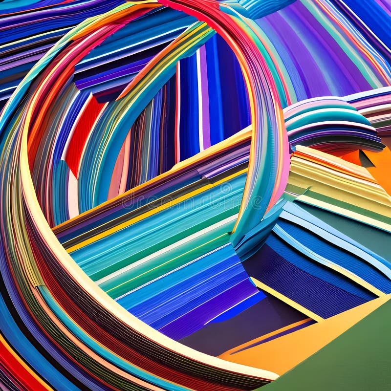 An Abstract Representation of Harmony and Balance, with Interlocking ...