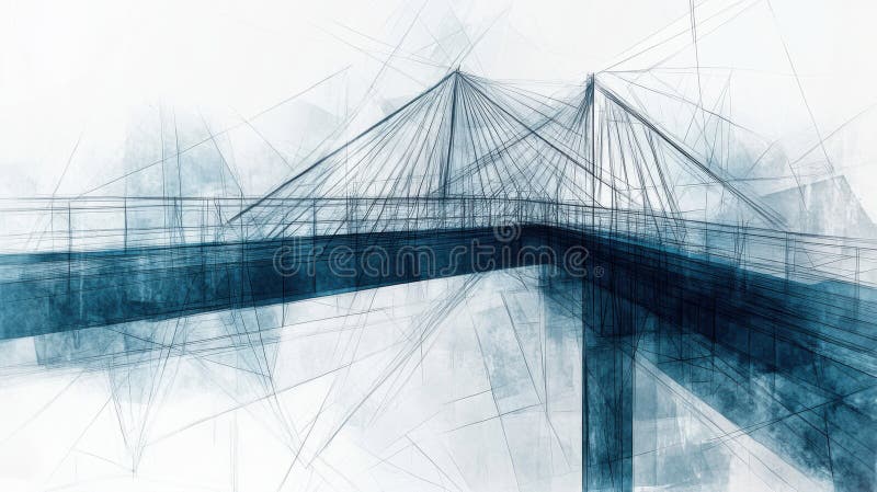 An Abstract Representation Highlights the Elegant Structure of a Bridge ...
