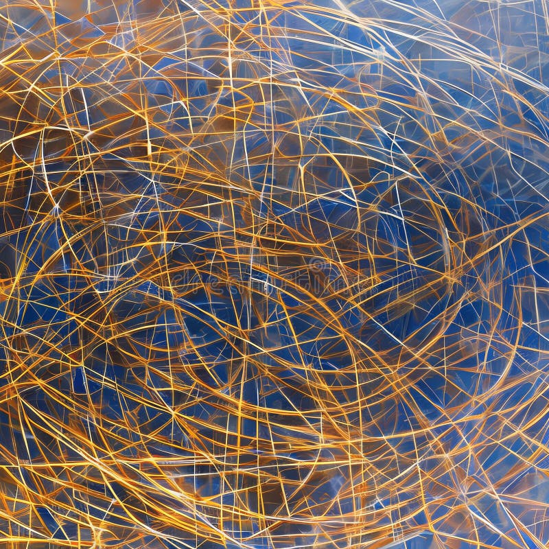 An Abstract Representation of the Human Connection, with Intertwined ...