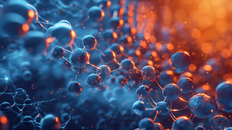 Abstract Representation Human Nervous System Neural Networks Synapse ...