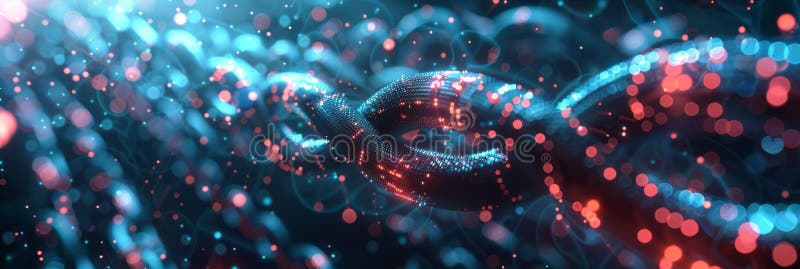 Abstract Representation of an Infinity Symbol Stock Illustration ...