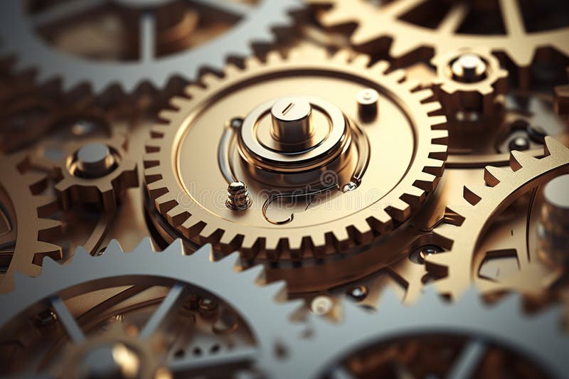 Abstract Representation of Interconnected Gears Stock Illustration ... Abstract Representation of Interconnected Gears Stock Illustration ...