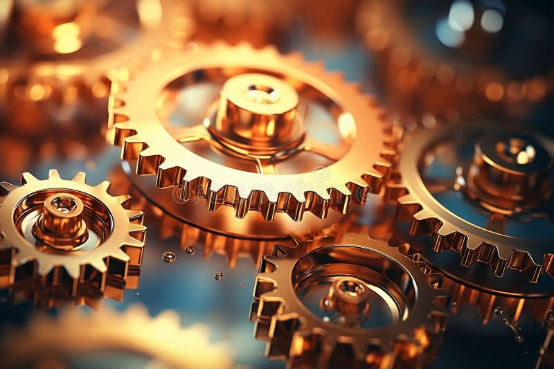 Abstract Representation of Interconnected Gears Stock Illustration ... Abstract Representation of Interconnected Gears Stock Illustration ...