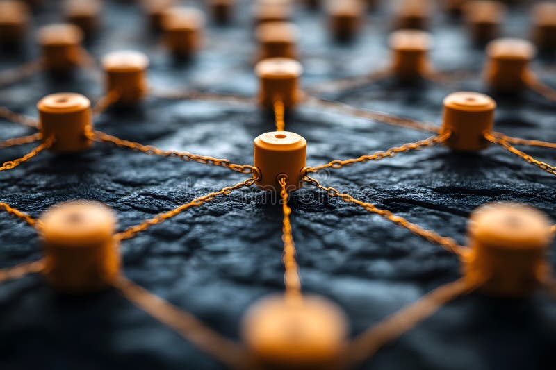 Network Nodes on Textured Surface - Connectivity and Technology Concept ...