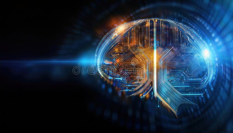Abstract Representation of Machine Learning Algorithms Enhancing Efficiency, Visualized through ...