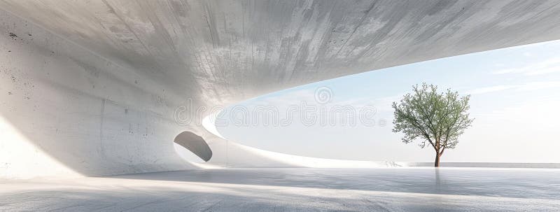 An Abstract Representation of a Modern Architectural Structure with ...