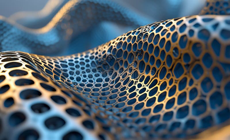 Abstract Representation of a Molecule. Study in Molecular Chemistry ...