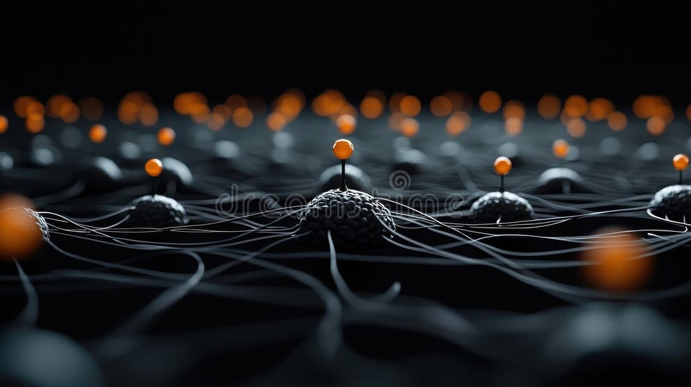 Nanoparticles Abstract Background Stock Illustrations – 892 ...