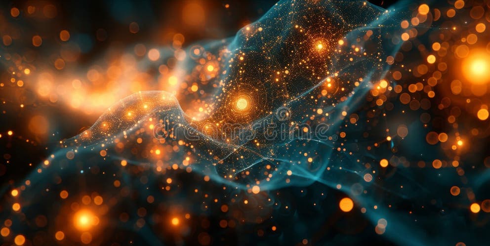 An Abstract Representation of a Network of Data Nodes Each One ...