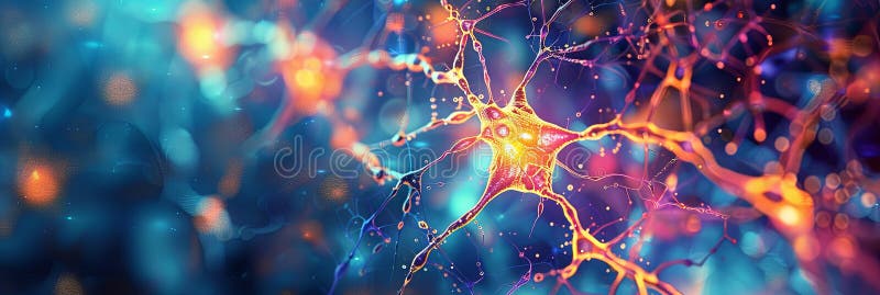 An Abstract Representation of a Neural Network with Nodes and ...