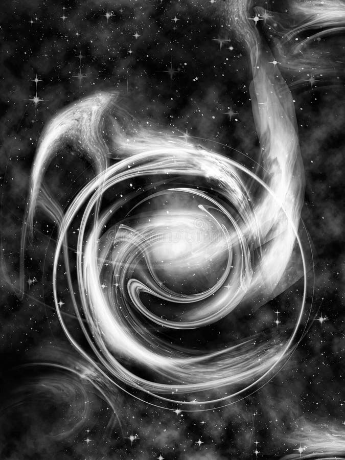 Abstract Representation of the Planet and Galaxy of the Universe Stock ...