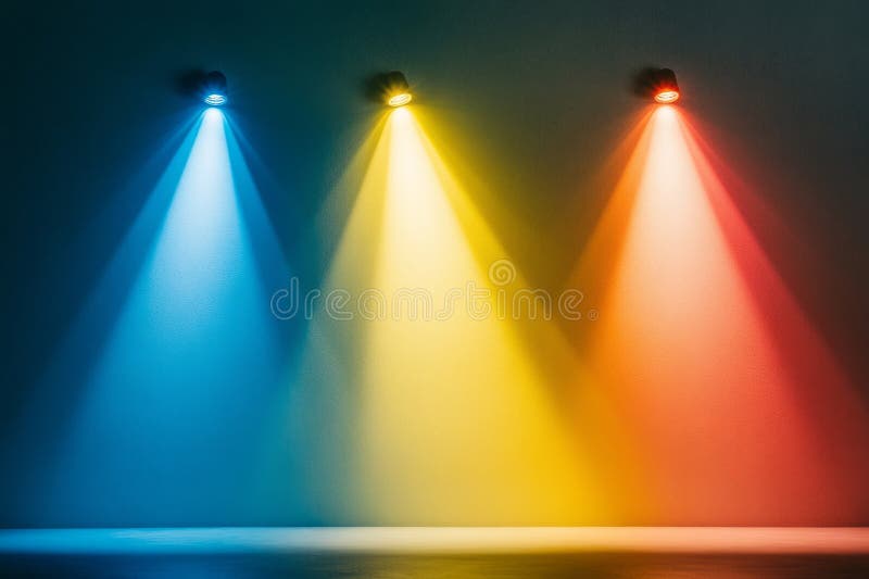 Abstract Representation of RGB Color Concept with Vibrant Visuals of ...