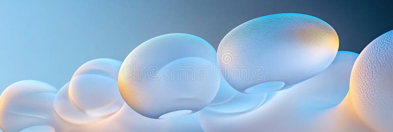 Abstract Representation of Soft Translucent Spheres with Gradient Light ...