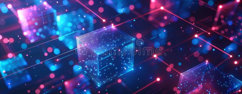 An Abstract Representation of Software Bots Navigating through a Maze of Tasks, Showcasing RPA S ...