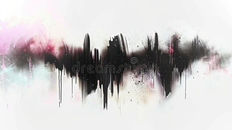 Abstract Representation of Sound Waves with a Blend of Colors and ... Abstract Representation of Sound Waves with a Blend of Colors and ...