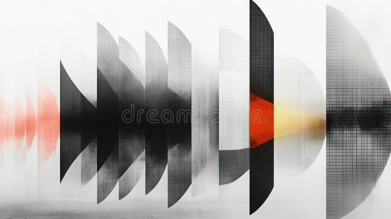 Abstract Representation of Sound Waves with Gradient Colors and ...
