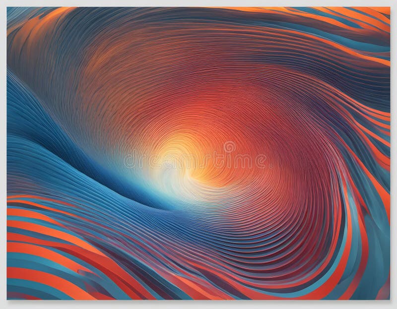 An Abstract Representation of a Trendy and Immersive Wave Field ...