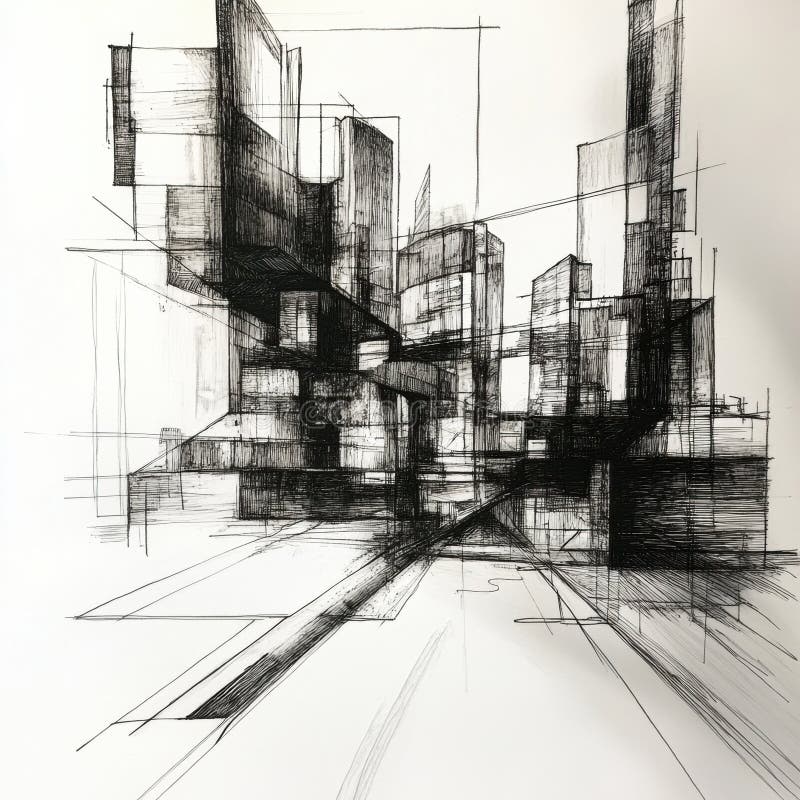 Abstract Geometric Structures Generated Using Ai Stock Photos - Free ...