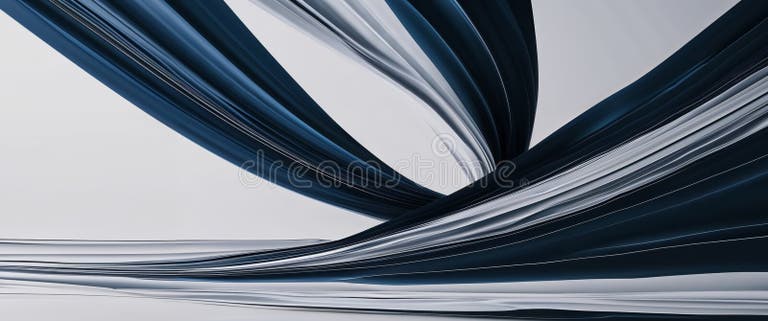 Abstract Representation of Wind Using Abstract Shapes and Lines. Stock ...