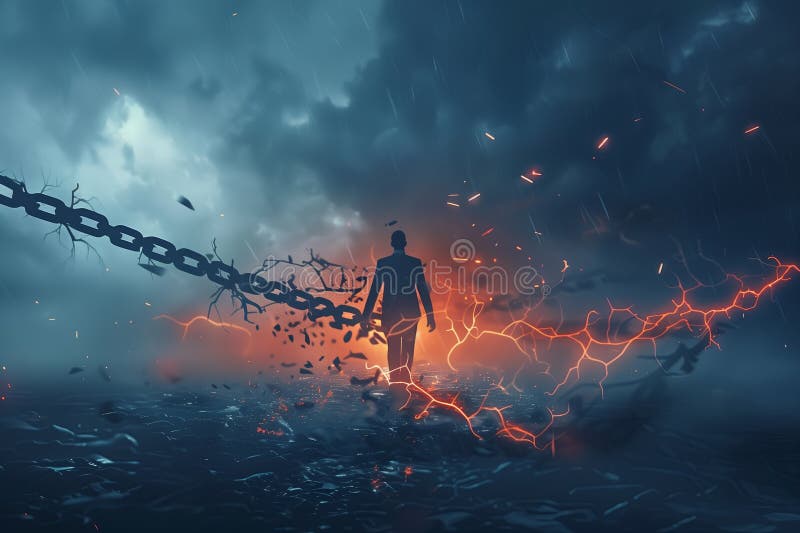 Abstract Representations of Broken Chains and Links, Symbolizing ...